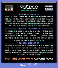 Voodoo Daily Lineup - Cooglife