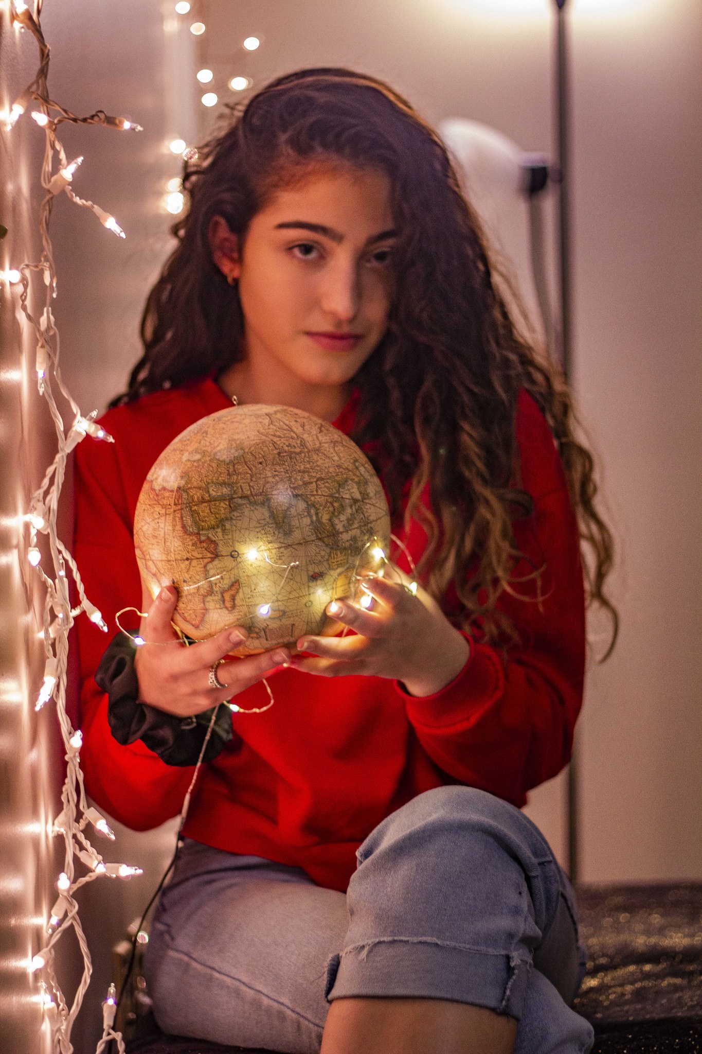 A DIY string light photo series: a CoogTV collaboration